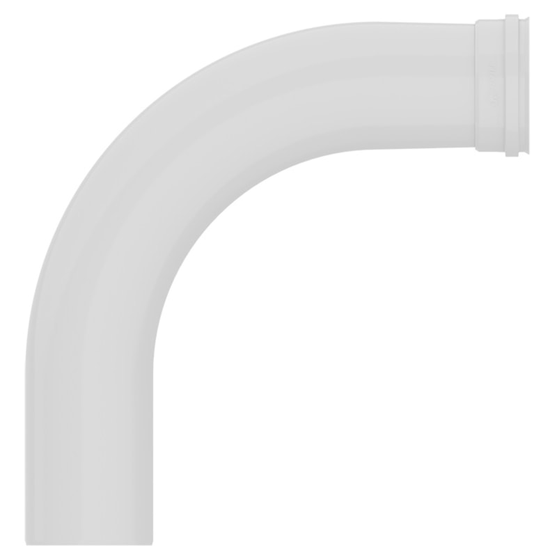 Curva PVC 90º Longa Para Tubo Esgoto 100mm Tigre - Casa e Garagem