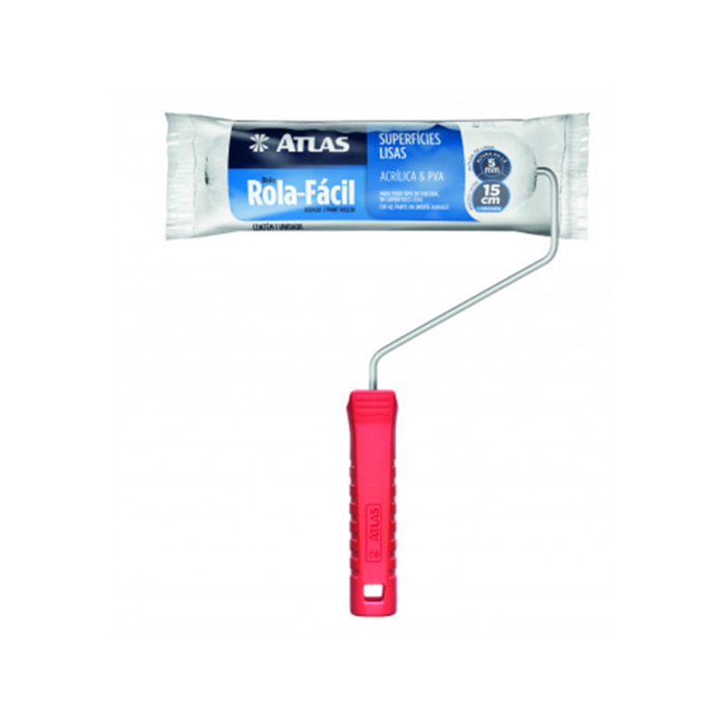 Rolo Rola Fácil Econômico Para Pintura Atlas - Casa e Garagem